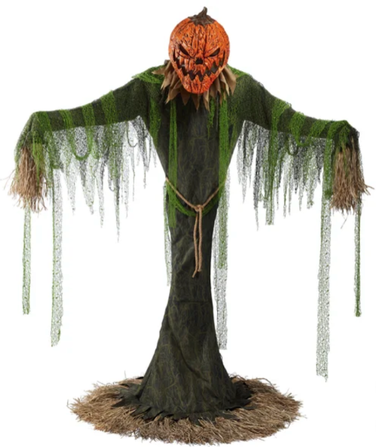 7 ft. Animated Pumpkin Scarecrow – Seasonal Visions International